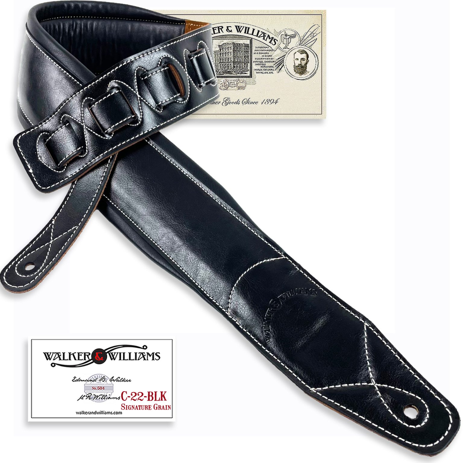 Premium Guitar Straps - Genuine Leather Guitar Straps