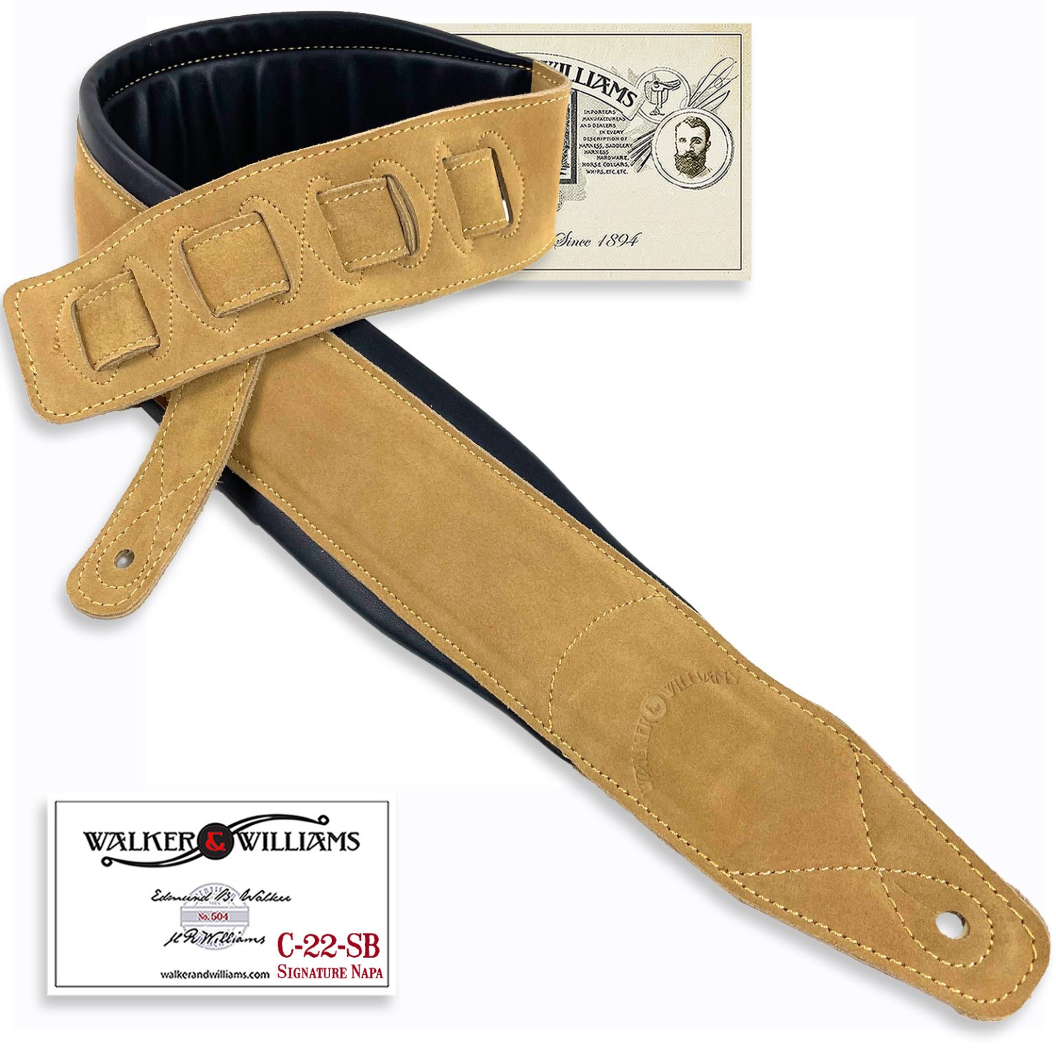 Premium Guitar Straps - Genuine Leather Guitar Straps