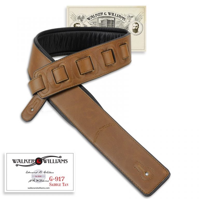 G-805 Buckskin Tan Strap with Lizard Inserts & Padded Back – Walker ...
