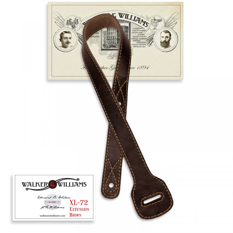 XL-72 Dark Brown Strap Extender Lengthens Premium C-Series Straps Up To ...