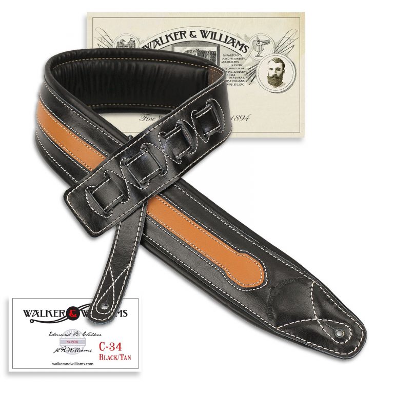 Premium Guitar Straps - Genuine Leather Guitar Straps