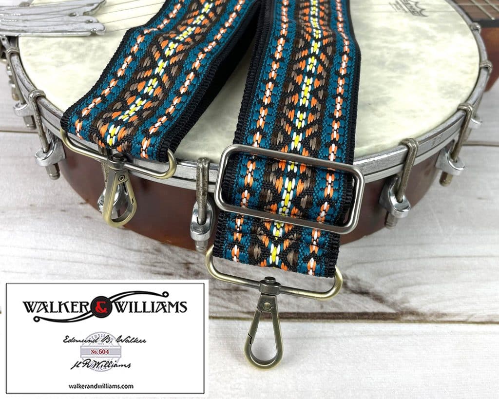HBAN-20 Vintage Series Black, Orange, And Blue Camera Strap Design ...