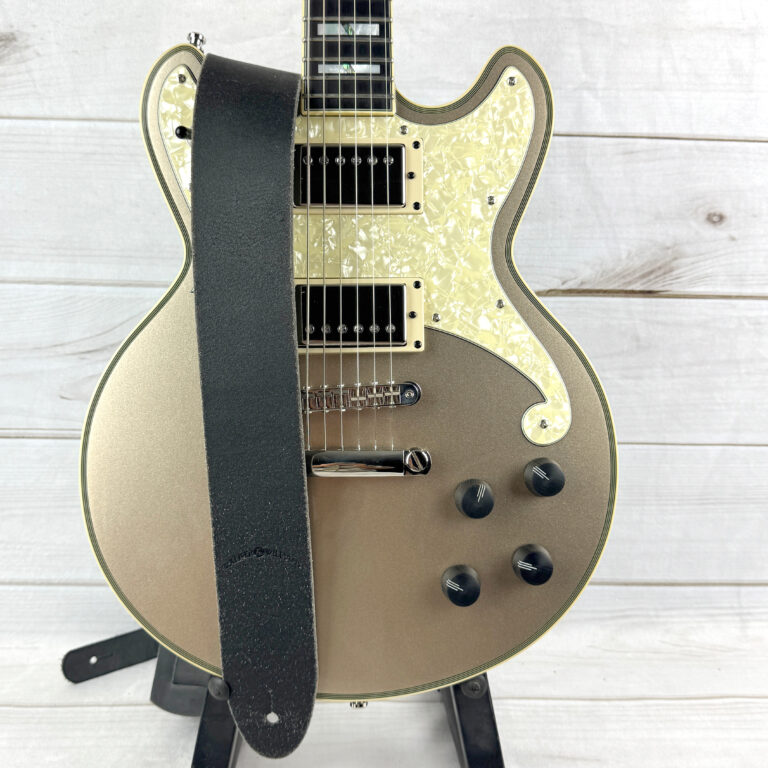 STR-05 Distressed "Weathered" Charcoal Black Top Grain Italian Leather ...
